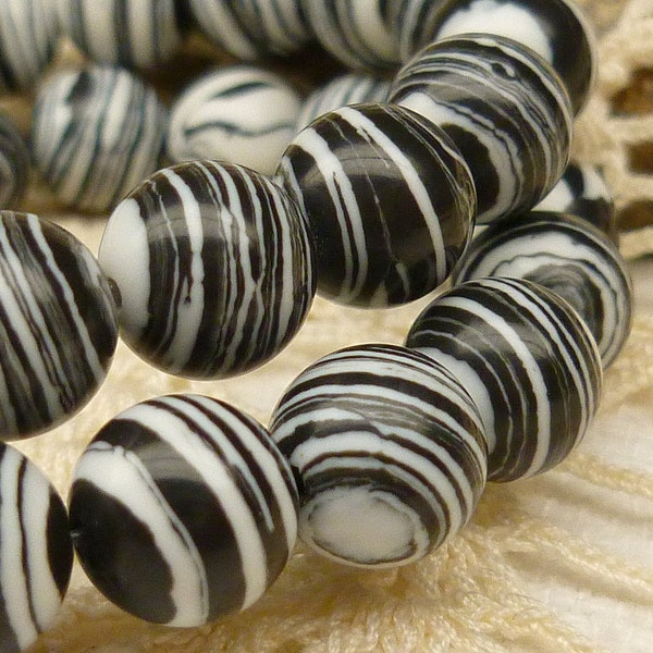 White Stone Beads - Etsy