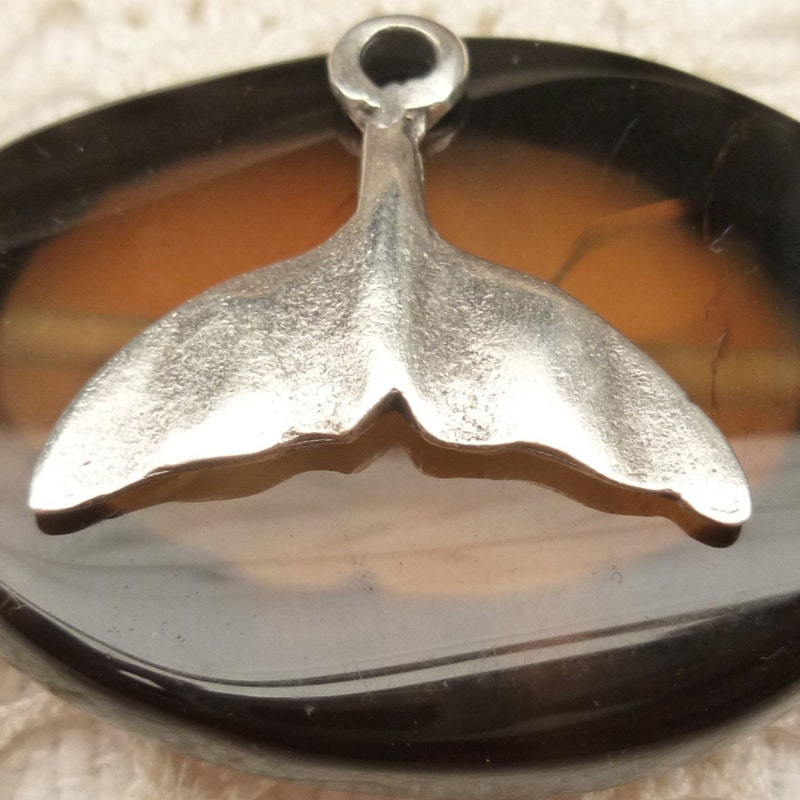 Whale Tail Charm - Etsy