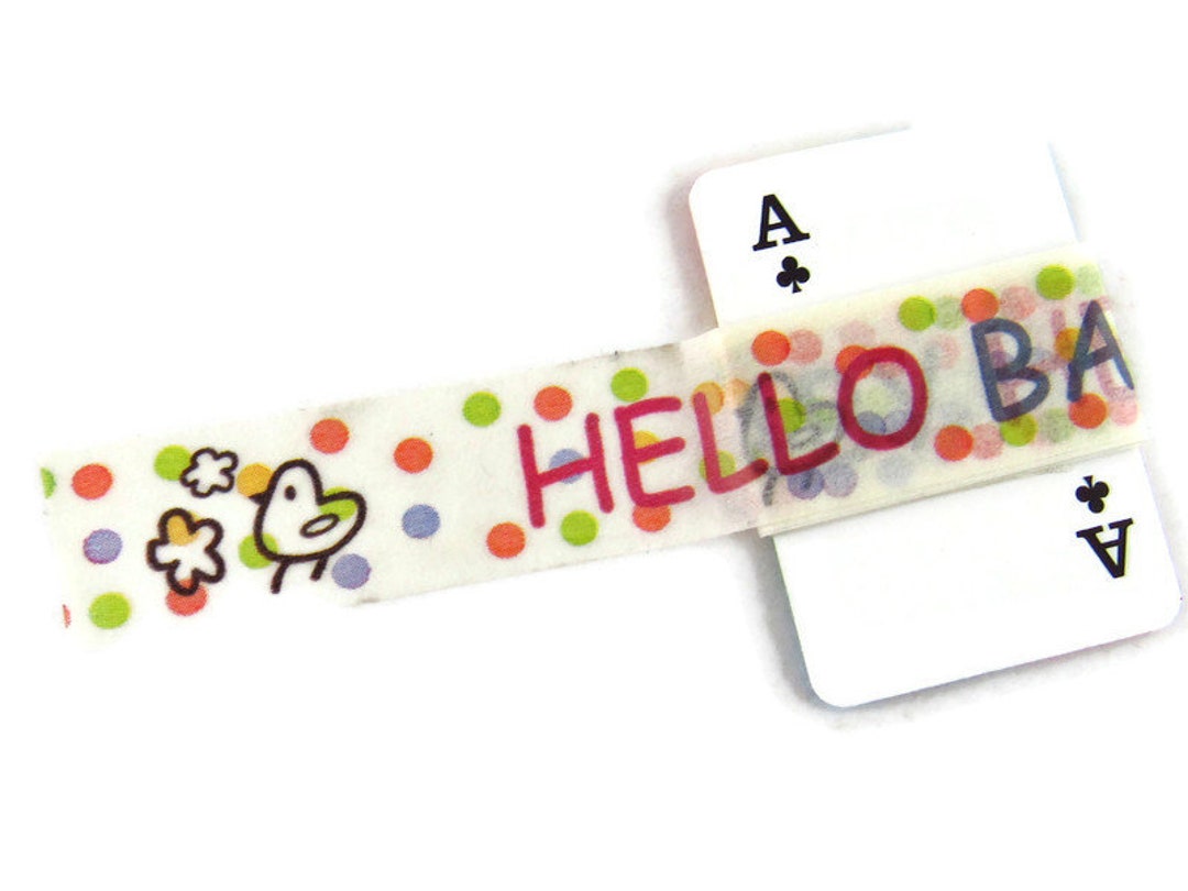 Sample Washi, Hello Baby Washi Tape, Baby Girl Washi Tape, Baby Boy ...