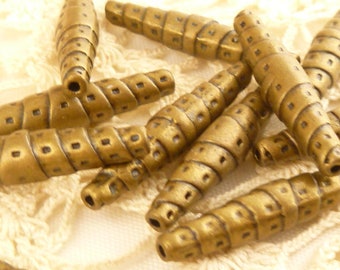 Twisted Tube Beads - Etsy