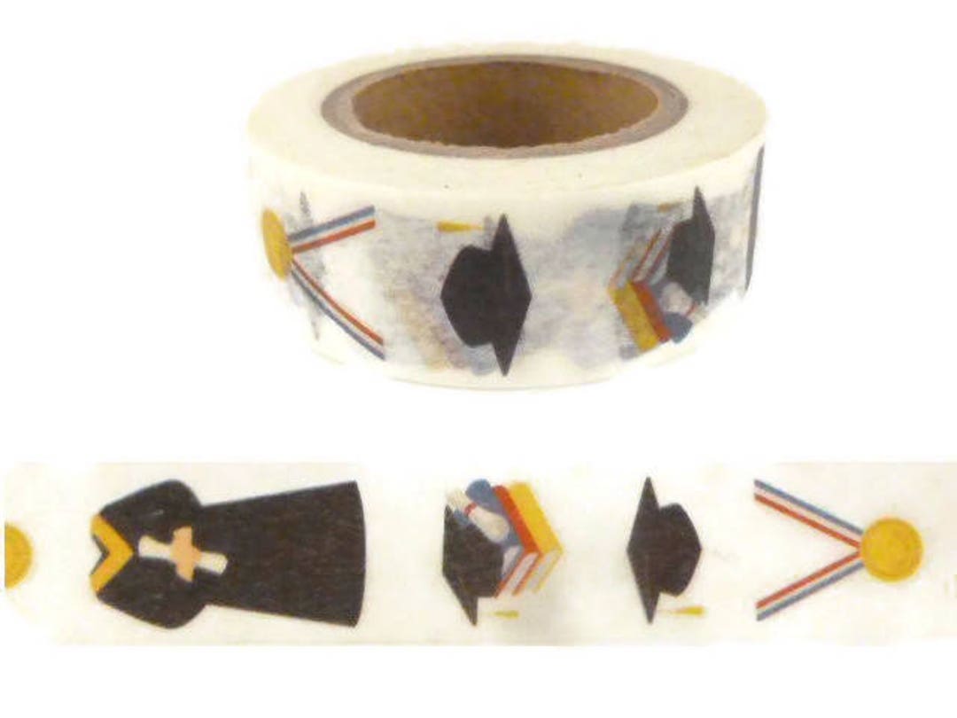 Washi Tape Graduation, Student Highschool Washi Tape, Full Roll ...