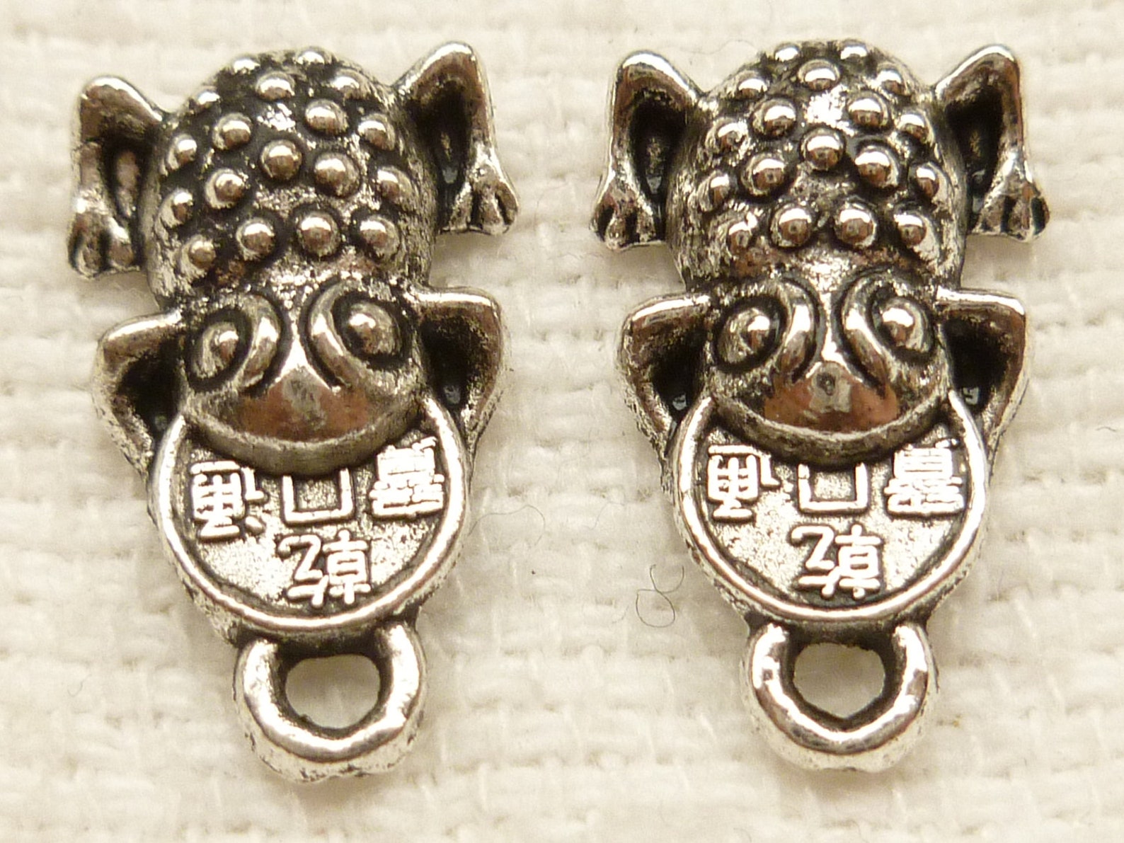 Good Luck Frog Toad Charms Antiqued Silver 8 S13 - Etsy