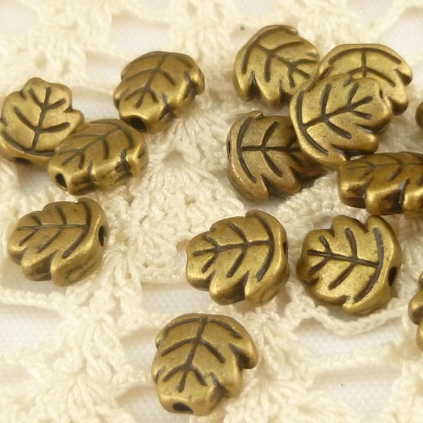 Oak Leaf Bead - Etsy