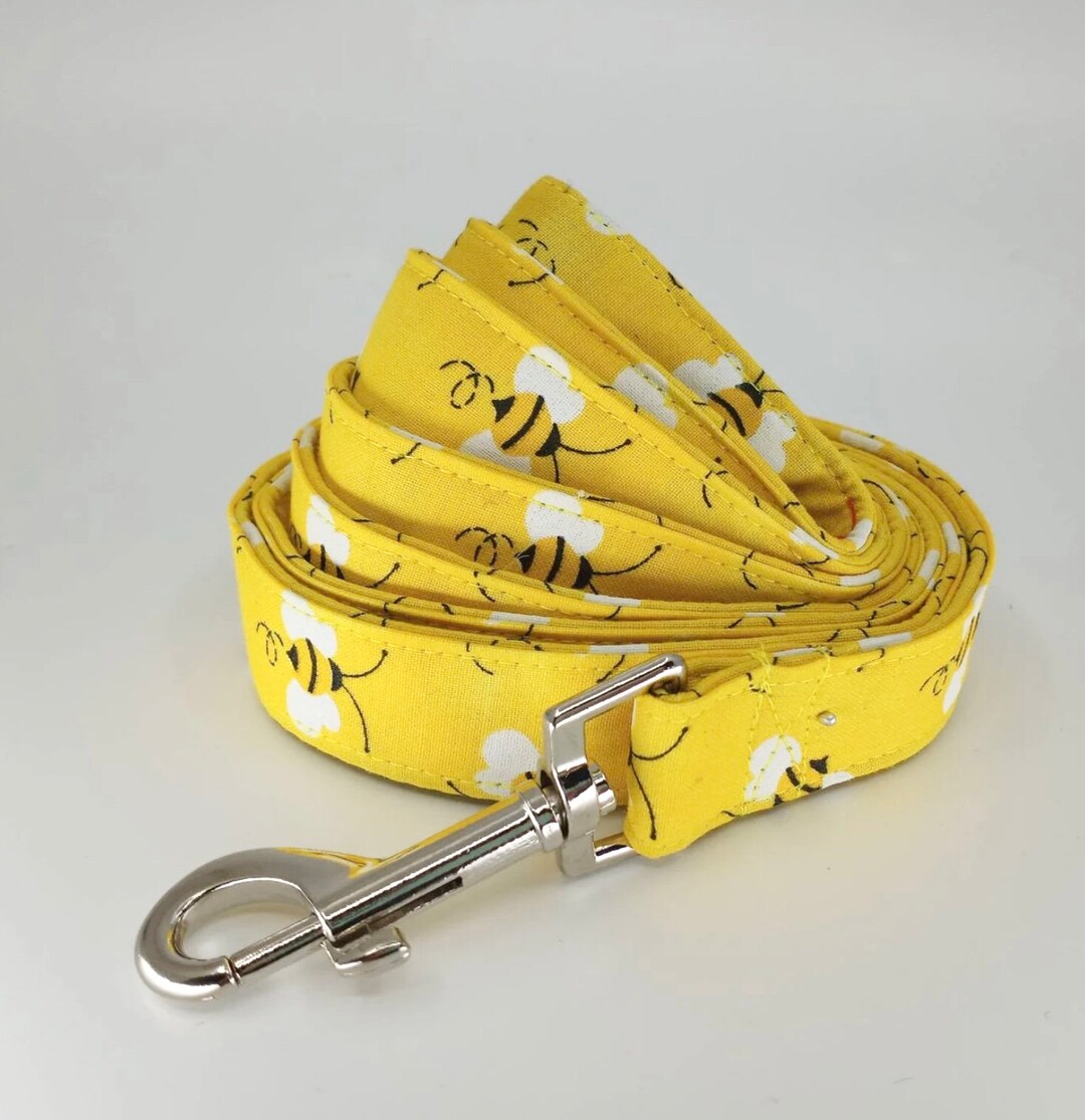 Dog Leash Yellow Bumble Bee Swivel Hook Pet Lead - Etsy