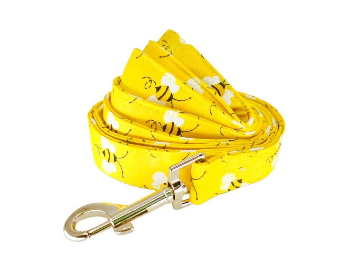 Dog Leash Yellow Bumble Bee Swivel Hook Pet Lead - Etsy