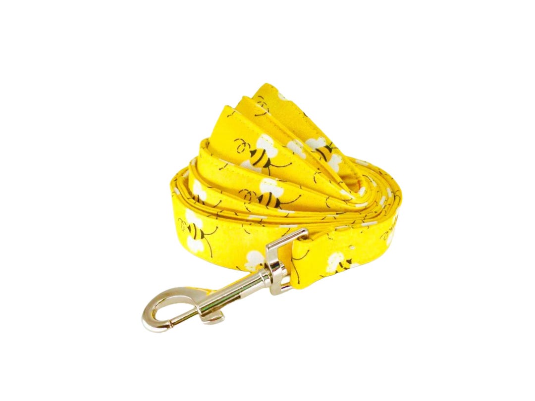 Dog Leash Yellow Bumble Bee Swivel Hook Pet Lead: 4 or 5 Foot Length - Etsy