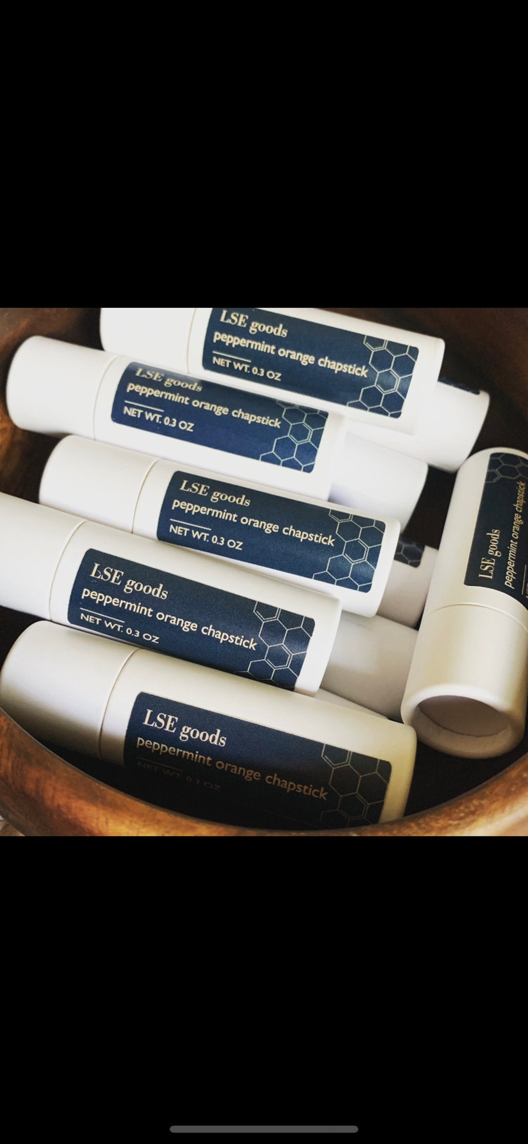 Chapstick - Peppermint Orange, Large Kraft Tube - Etsy