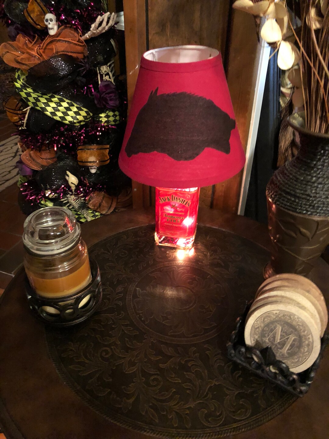 Razorbacks Jack Daniel's Lamp - Etsy