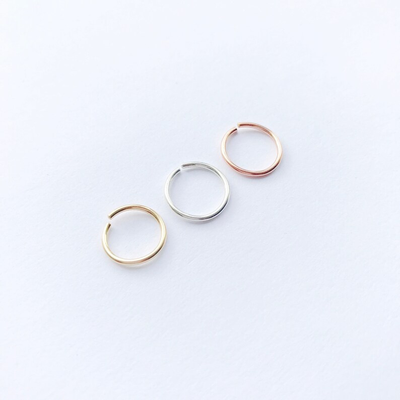 Single 10mm Cartilage Hoop Conch Earring 10mm Hoop Tiny - Etsy