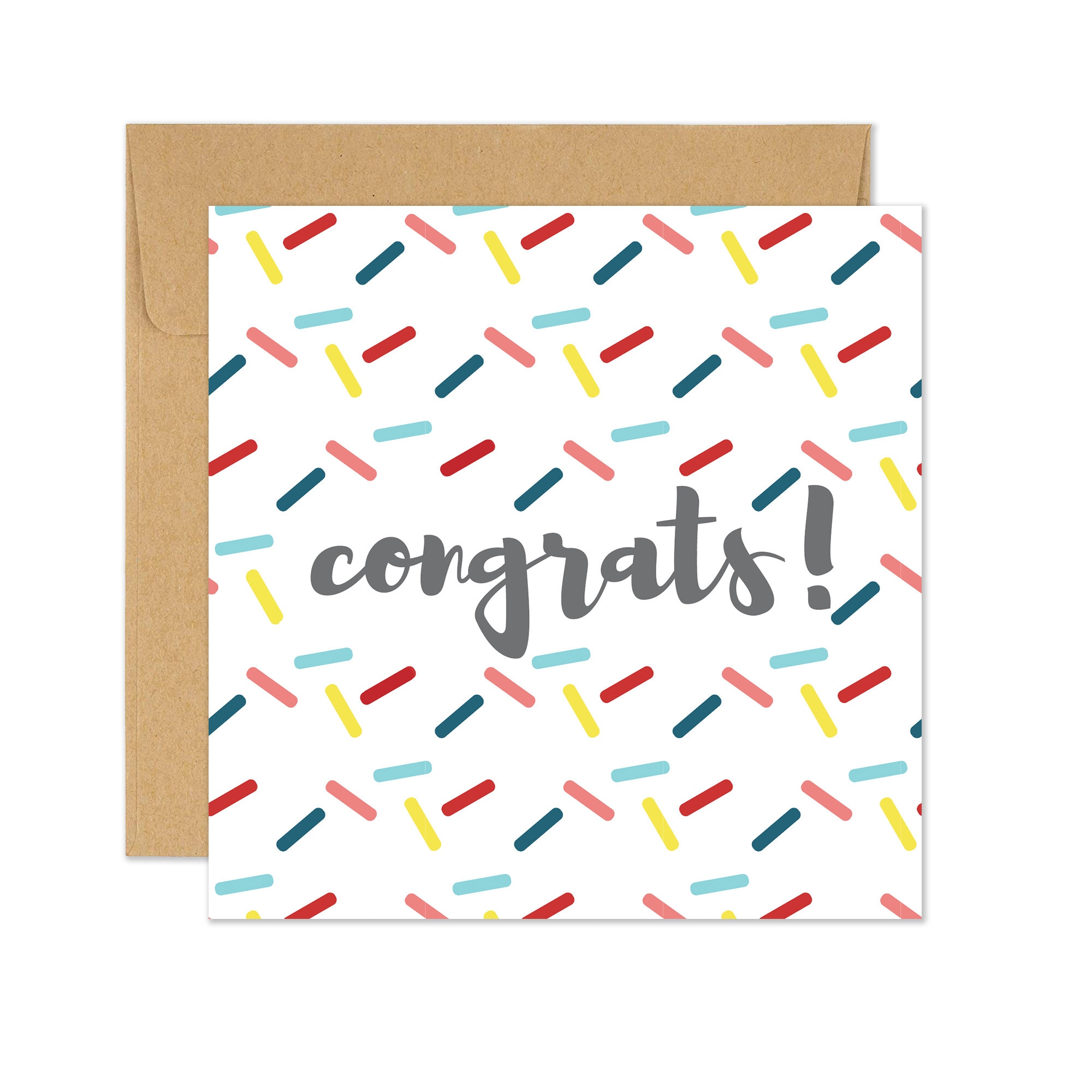 Congratulations Card - Celebration Sprinkles - Etsy