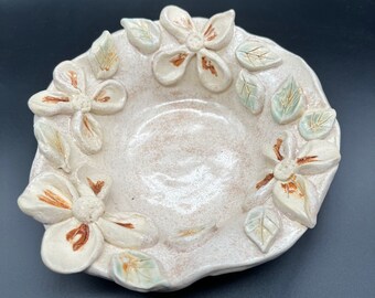 Ceramic Flower Bowl - Etsy