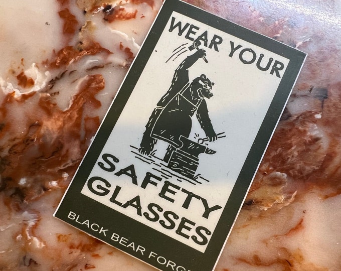 Black Bear Forge Sticker - Etsy
