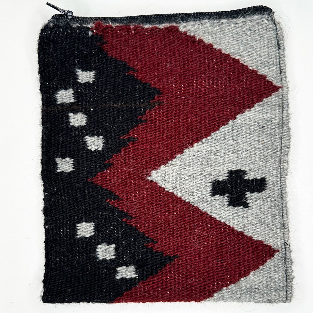 Navajo Hand Woven Beautiful Wedge Weave Zippered Handbag. Support ...