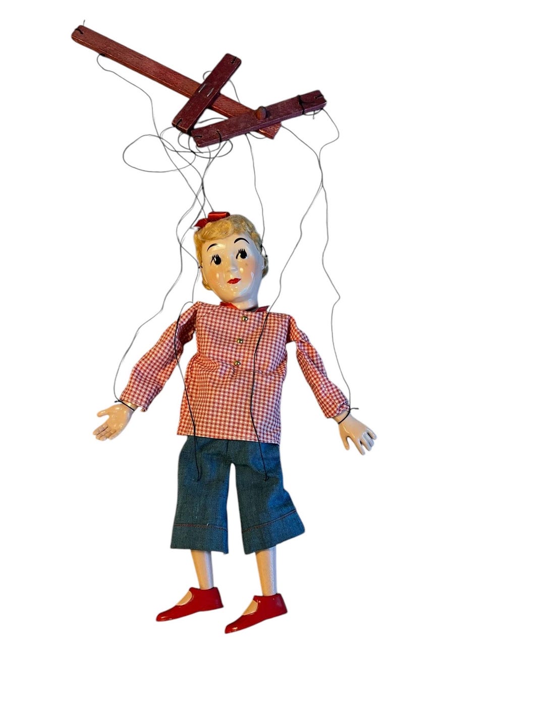 Vintage 1950's Hazelle Marionette Puppet, String Controlled - Etsy