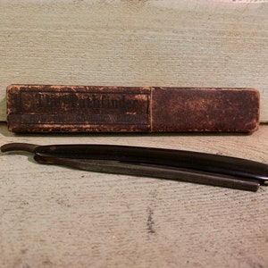 Antique Straight Razor the Pathfinder Hollow Ground Razor With Box ...