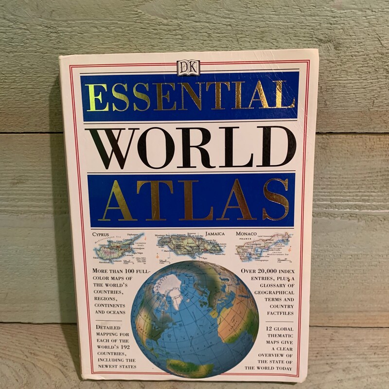 Vintage Atlas Pages - Etsy