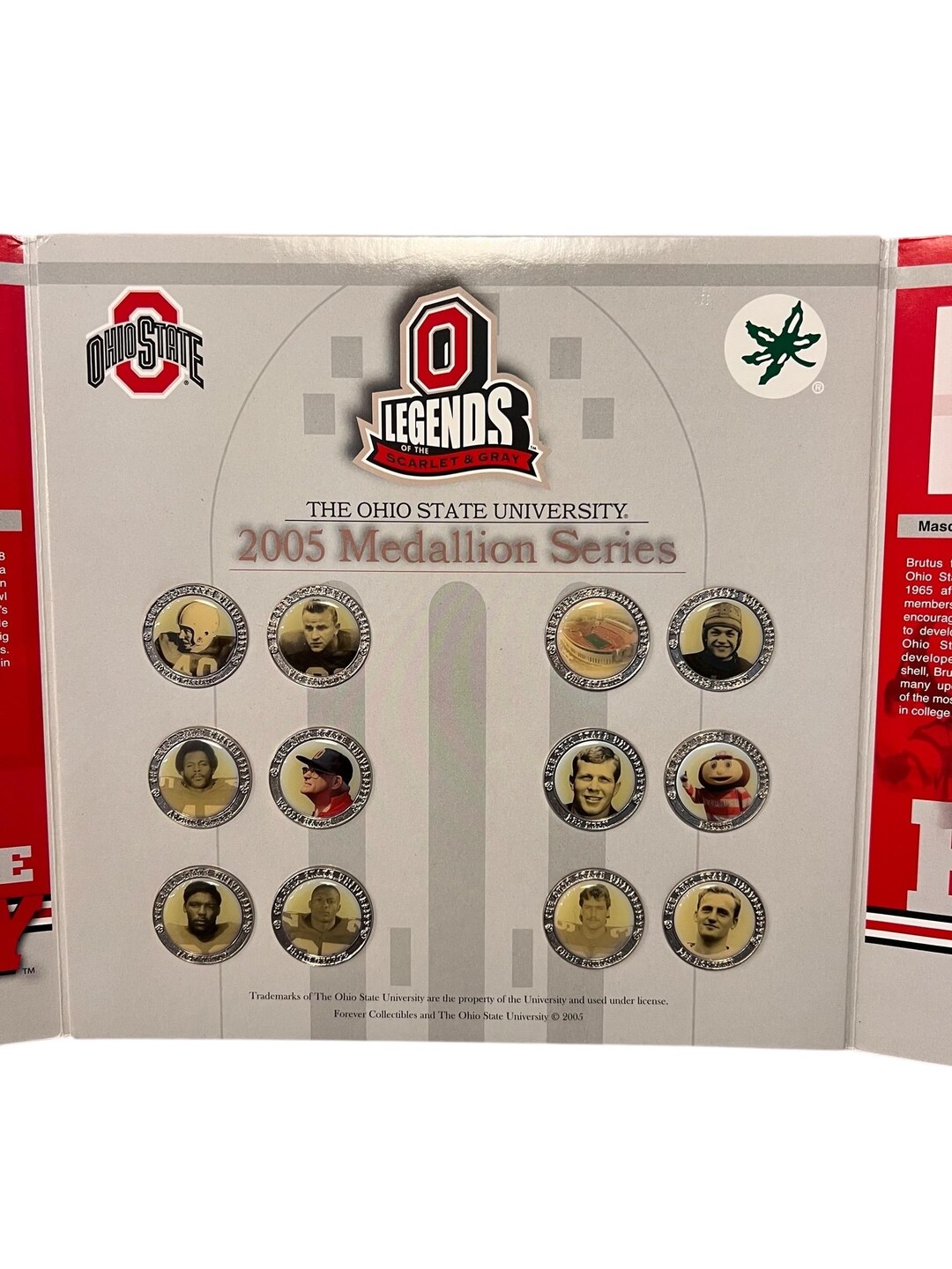 Ohio State Legends of the Scarlet and Gray 2005 Medallion Series ...