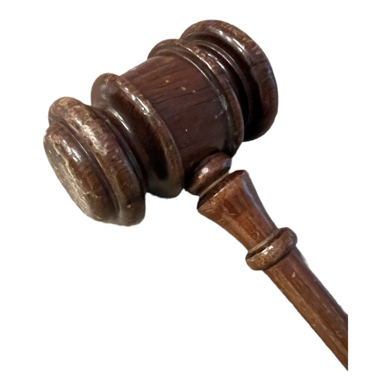Vintage Wooden Gavel, Judges Gavel, Wooden Hammer, Call to Order Gavel ...