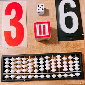 Numbers Found Objects Assembled Art Piece, Show Me the Numbers, Numbers ...