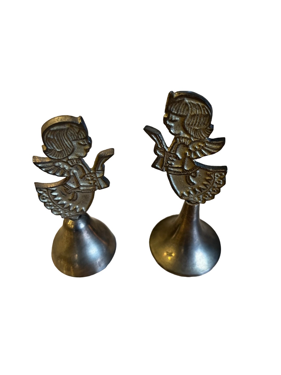 Vintage Brass Bells, Guardian Angel Bells, Criterion Bells Made in ...