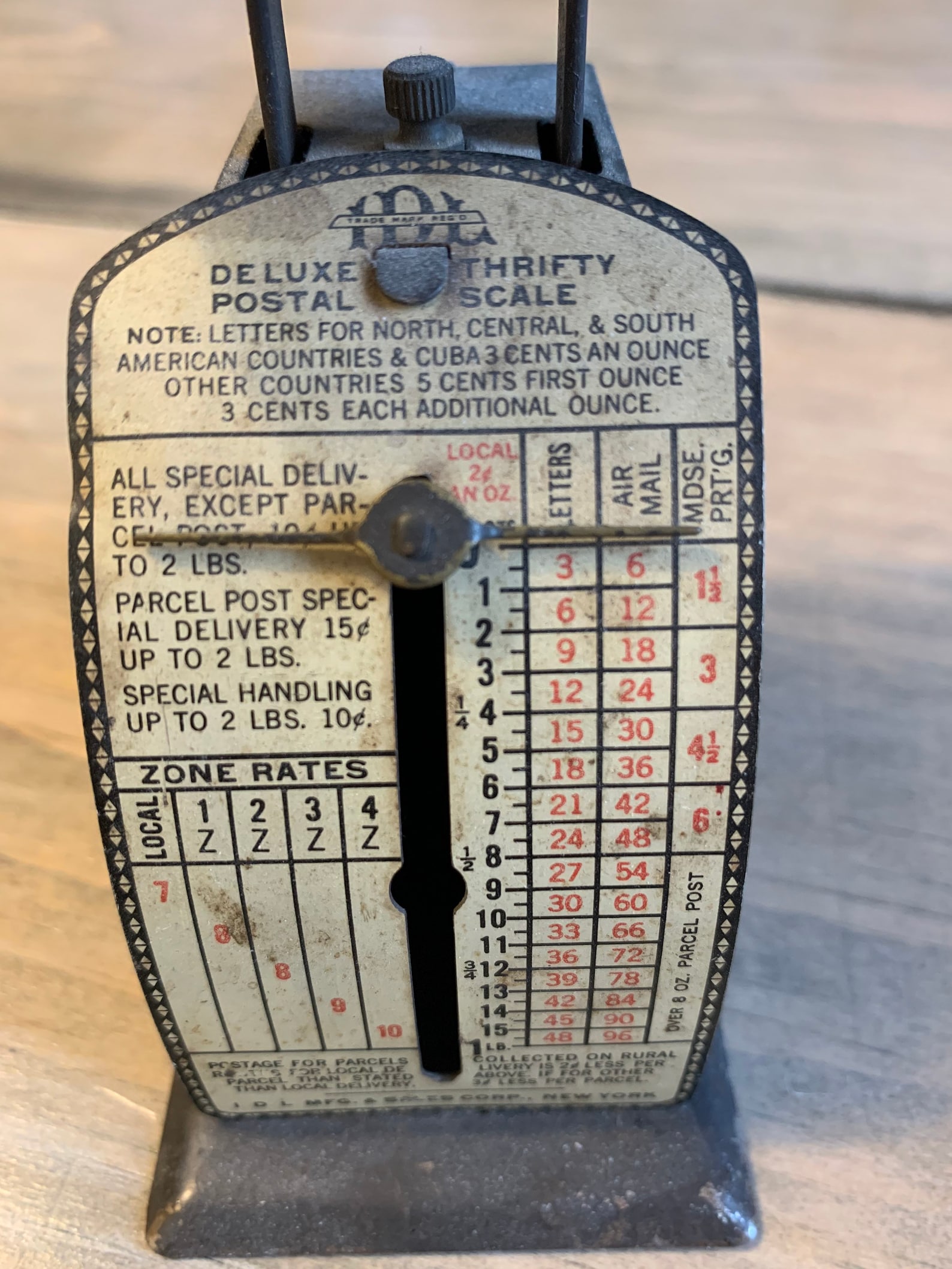 Vintage Deluxe Thrifty Metal Postal Scale 1st Class Mail - Etsy