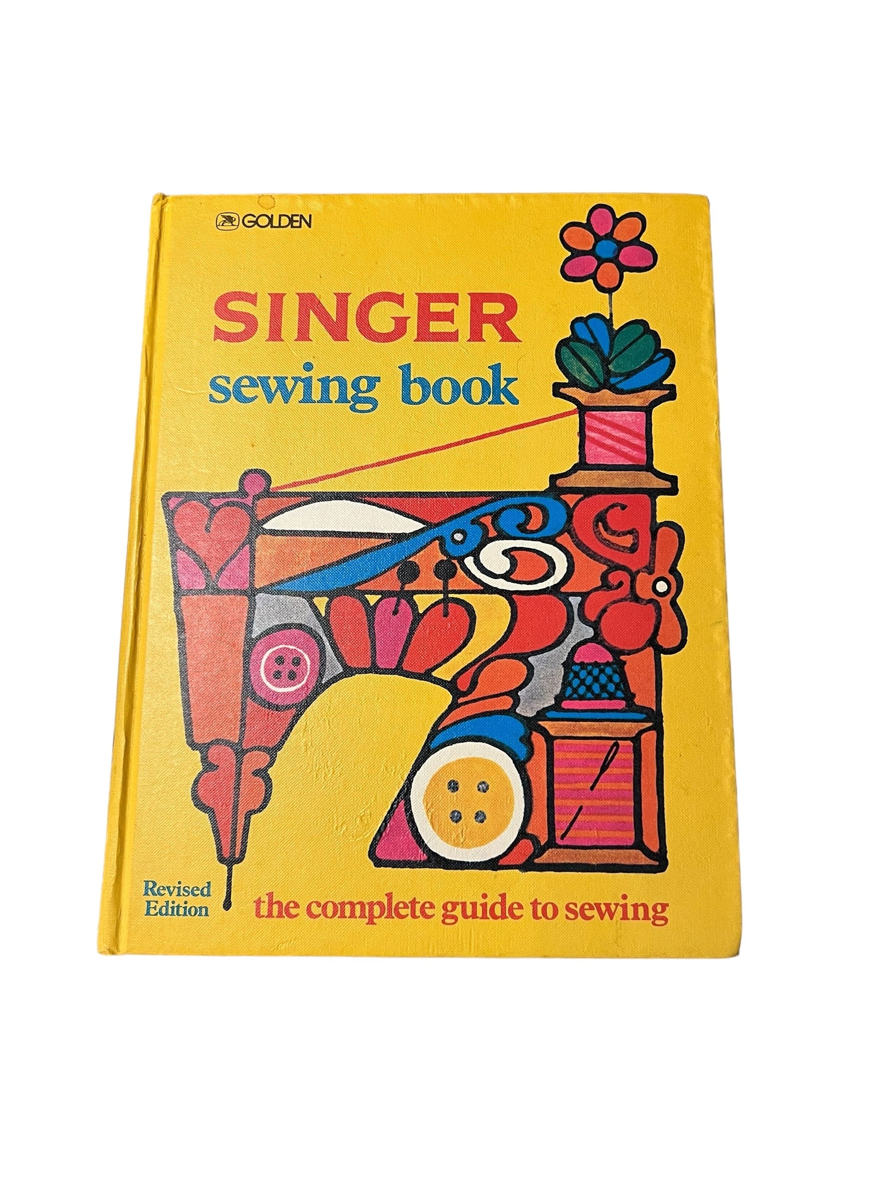 1970's Singer Sewing Book, Flower Power, Hardback Singer Sewing Book - Etsy