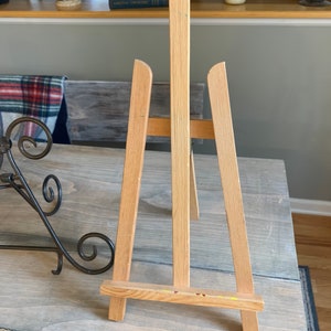 Vintage Wooden Stand Small Plate Stand Wooden Picture Stand - Etsy