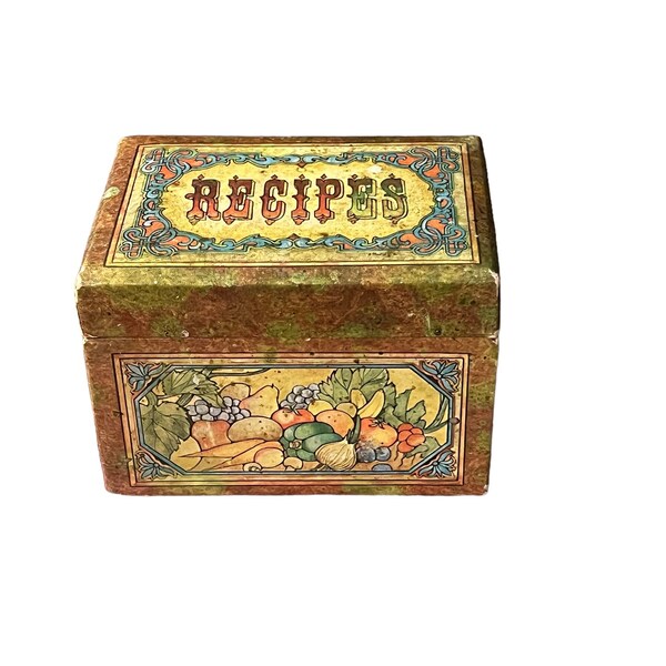 Recipe Card File Box - Etsy