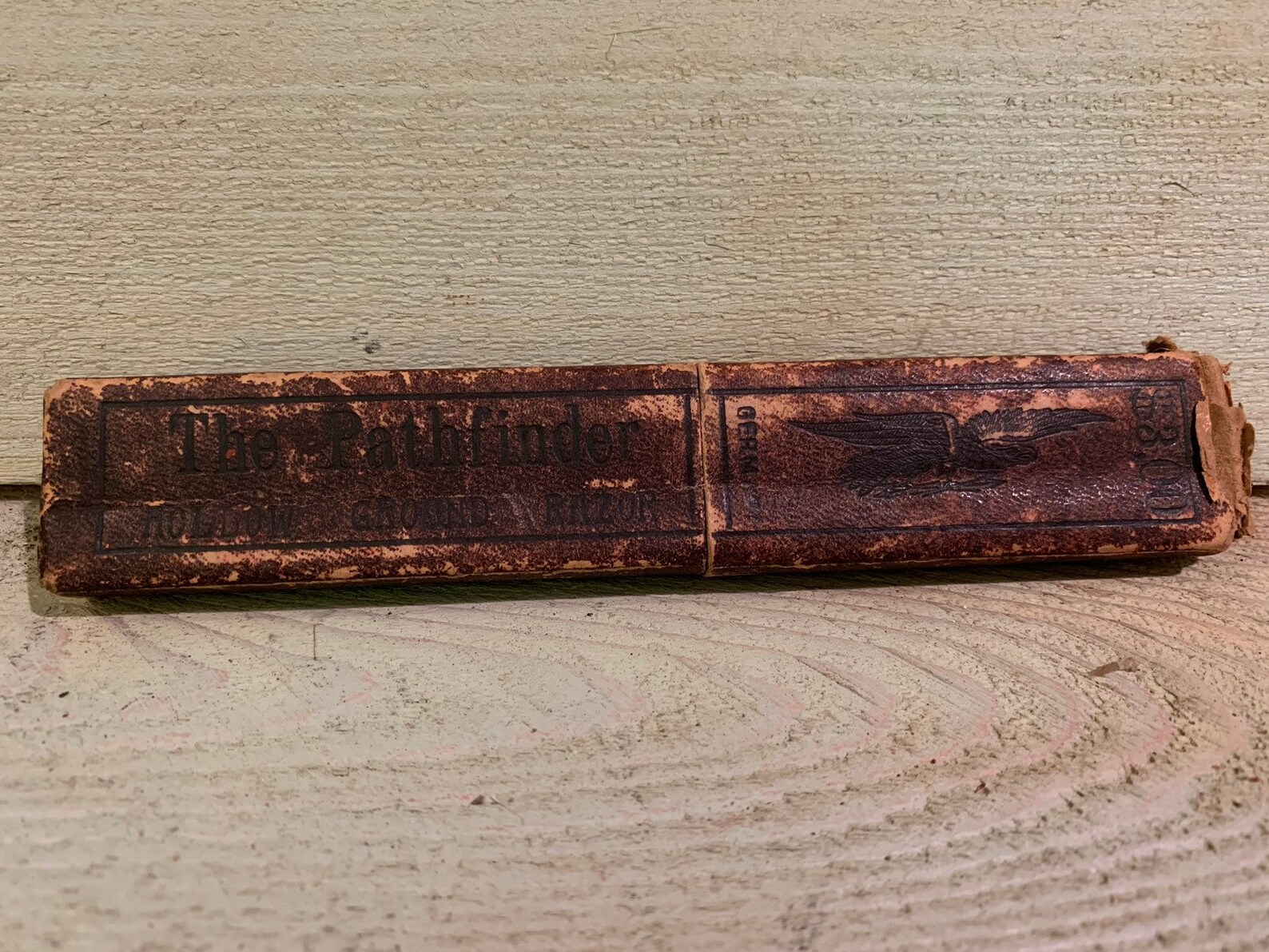 Antique Straight Razor the Pathfinder Hollow Ground Razor With | Etsy