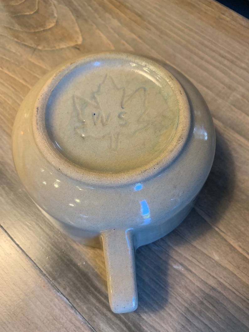 Vintage Soup Mugs Vintage Pair of Soup Mugs Pottery Stoneware Crocks ...