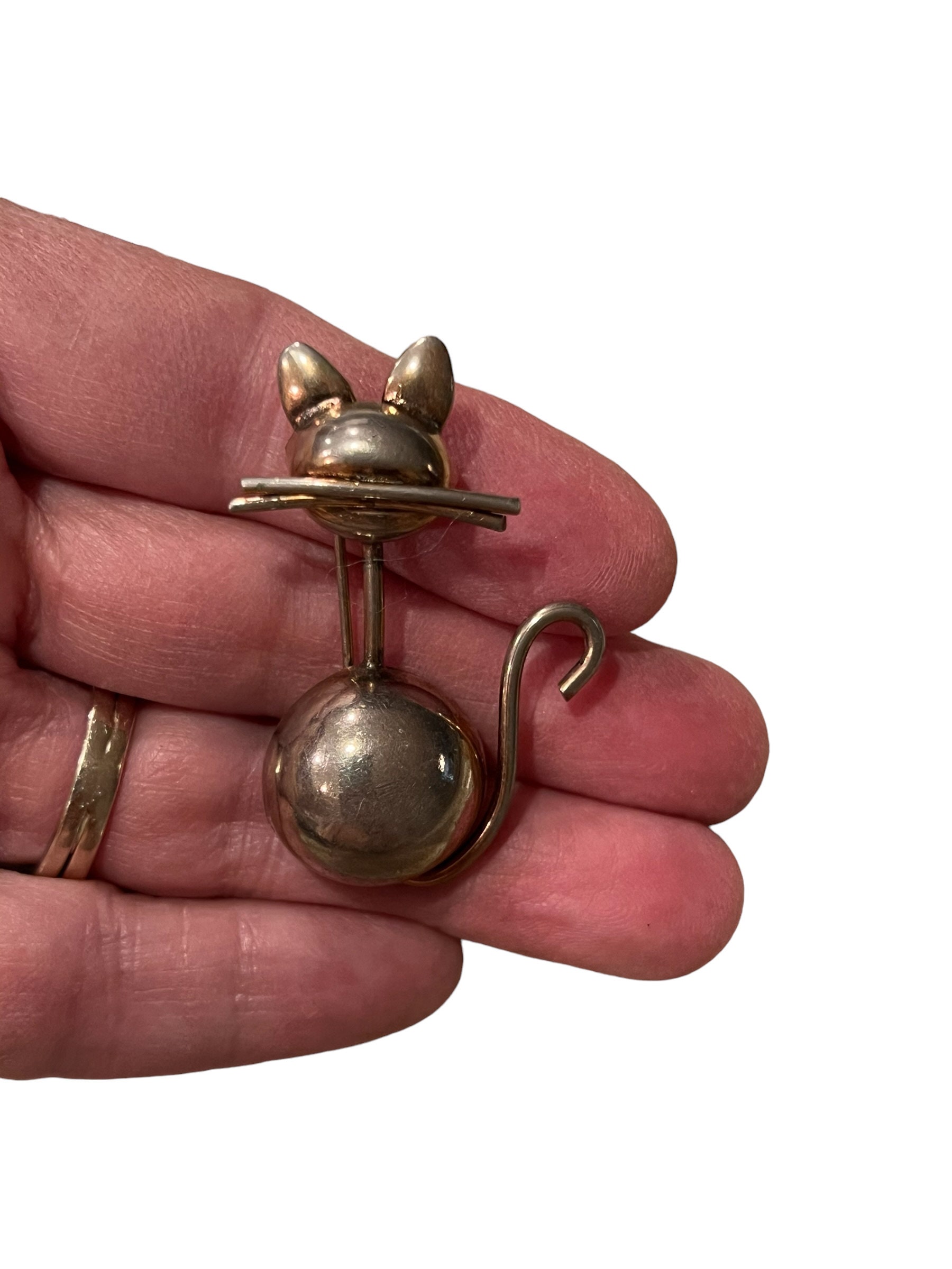 Vintage Cat Pin, Cat Gift - Etsy