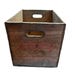 Antique Primitive Wooden Box With Handles, Holly Beverages, Holly ...