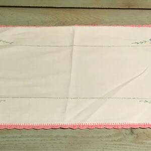 Dresser Scarf Table Runner or Dresser Scarf Hand Stitched Cross Point ...