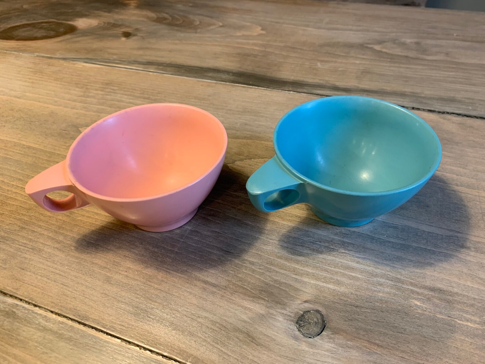 Vintage Boontonware Melmac Coffee/tea Cups Pink Cup or Blue - Etsy