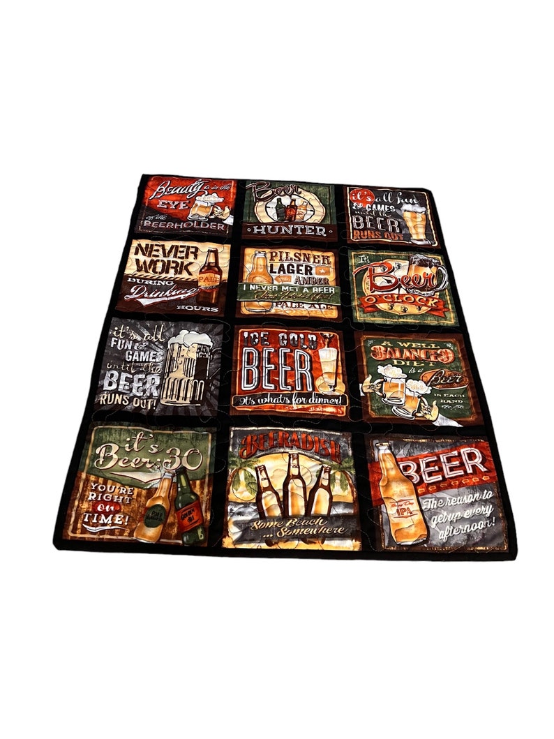 Beer Wall Hanging, Basement Bar, Beer Decor, Man Cave, Beer Wall Decor ...