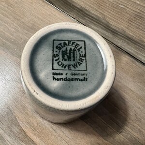 Staffel Stoneware Cup: German Pottery Bathroom Tumbler - Etsy