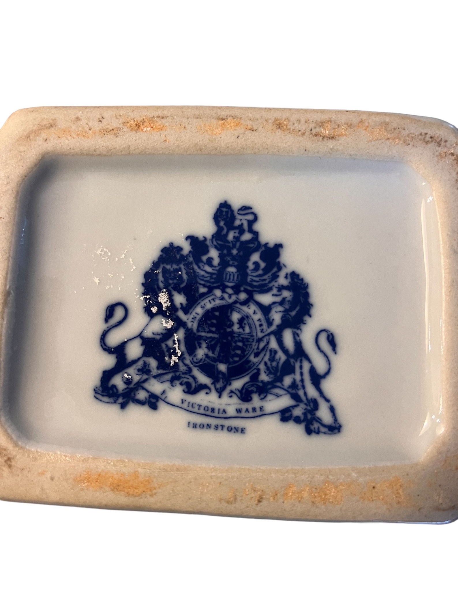 Victoria Ware Ironstone Pitcher, Flow Blue Ironstone Pitcher, Cobalt ...