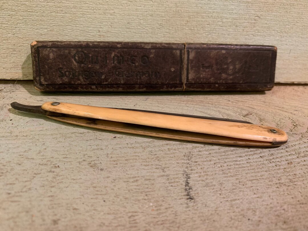 Antique Straight Razor Genco Master Barber Geneva NY USA With Bone off ...