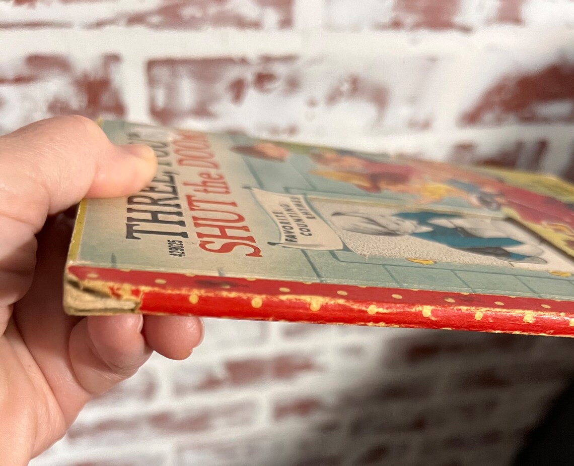 Three, Four Shut the Door A Bonnie Book, Vintage Counting Rhymes Book ...