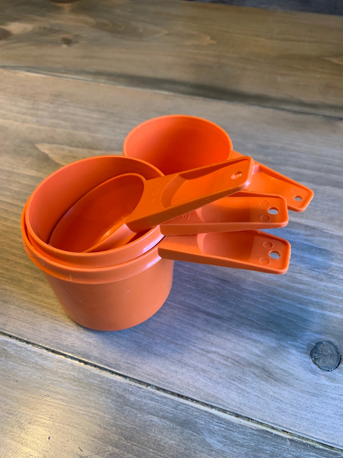 Vintage Orange Tupperware Measuring Cup - Replacement Kitchenware - Etsy