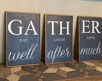Gather Eat Laugh - Etsy