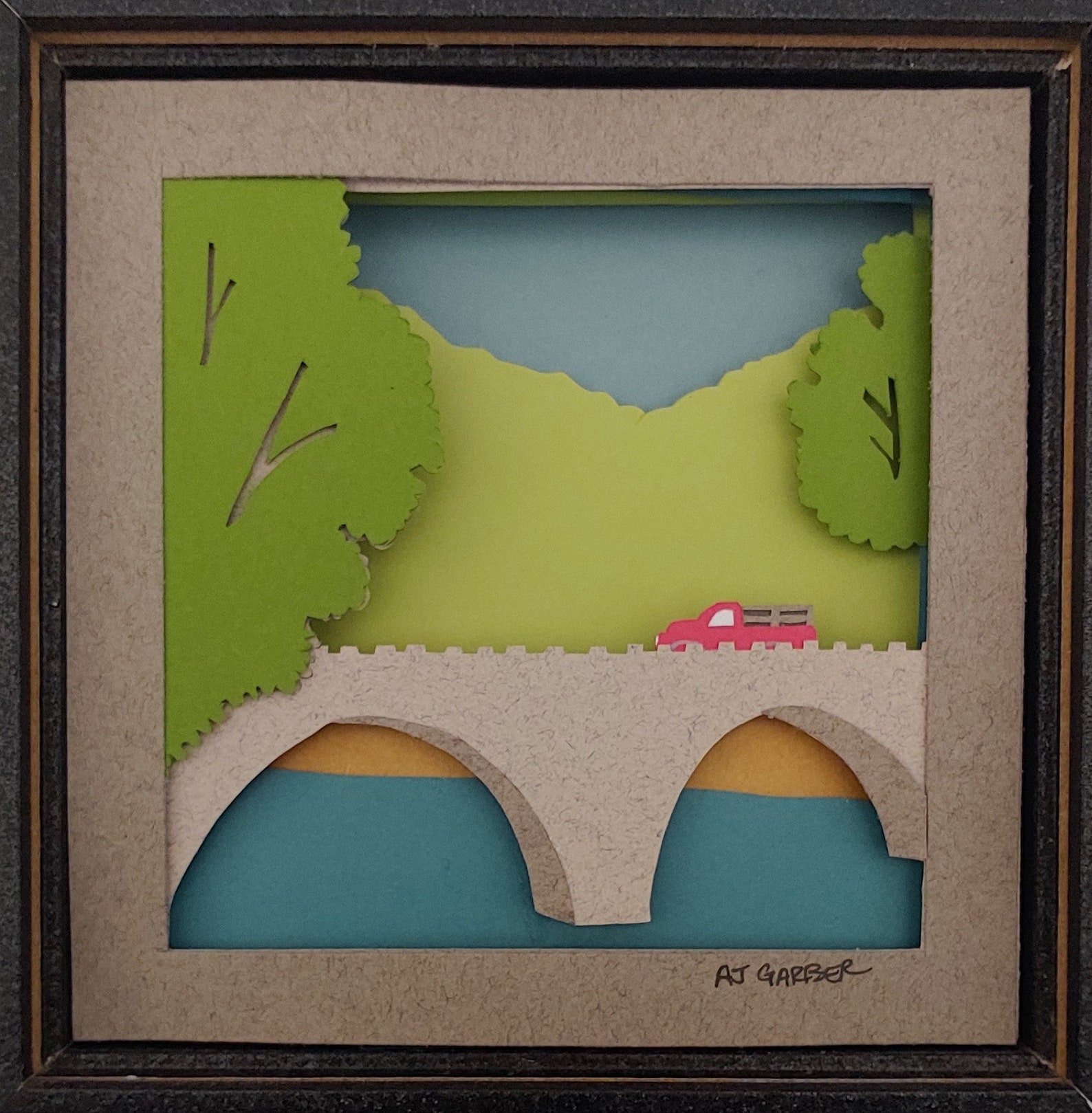 3D Mini Picture Cut-out Bridge 3D Bridge Hand-cut Paper - Etsy