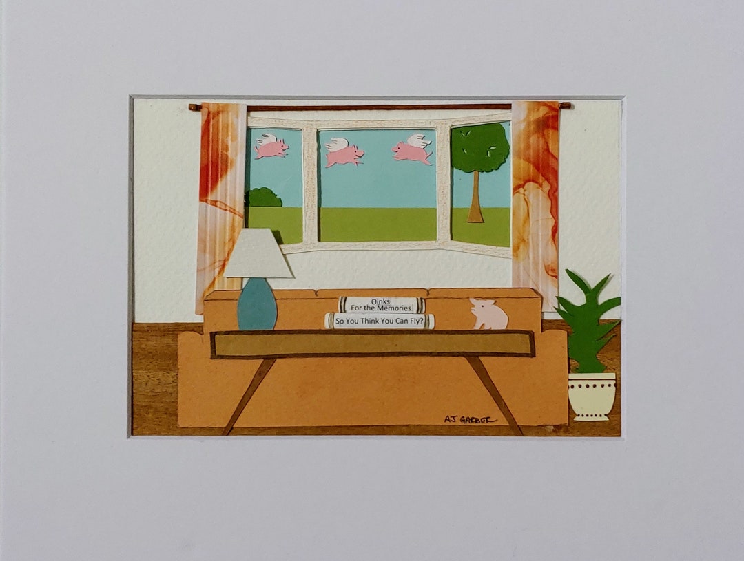 Paper-cut Art, Hand-cut Paper Art Scene. "a Room With a View: Lost in ...