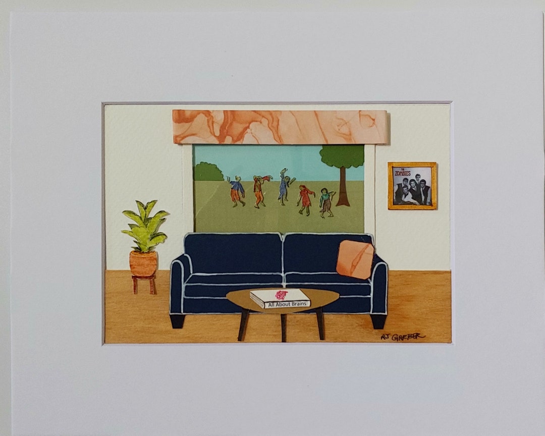 Paper-cut Art, Hand-cut Paper Art Scene. "a Room With a View: Lost in ...