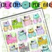 Fat Cats Collage Sheet 1 PDF Downloadable File | Etsy