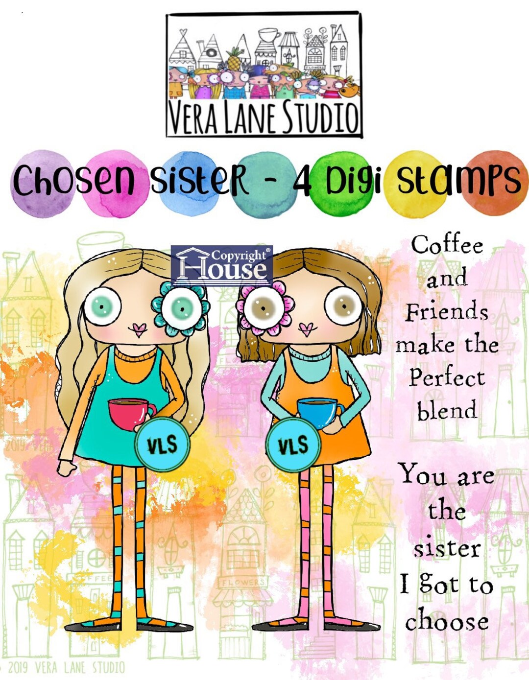 Chosen Sister – 4 Digit Stamps in JPG and PNG Files - Etsy