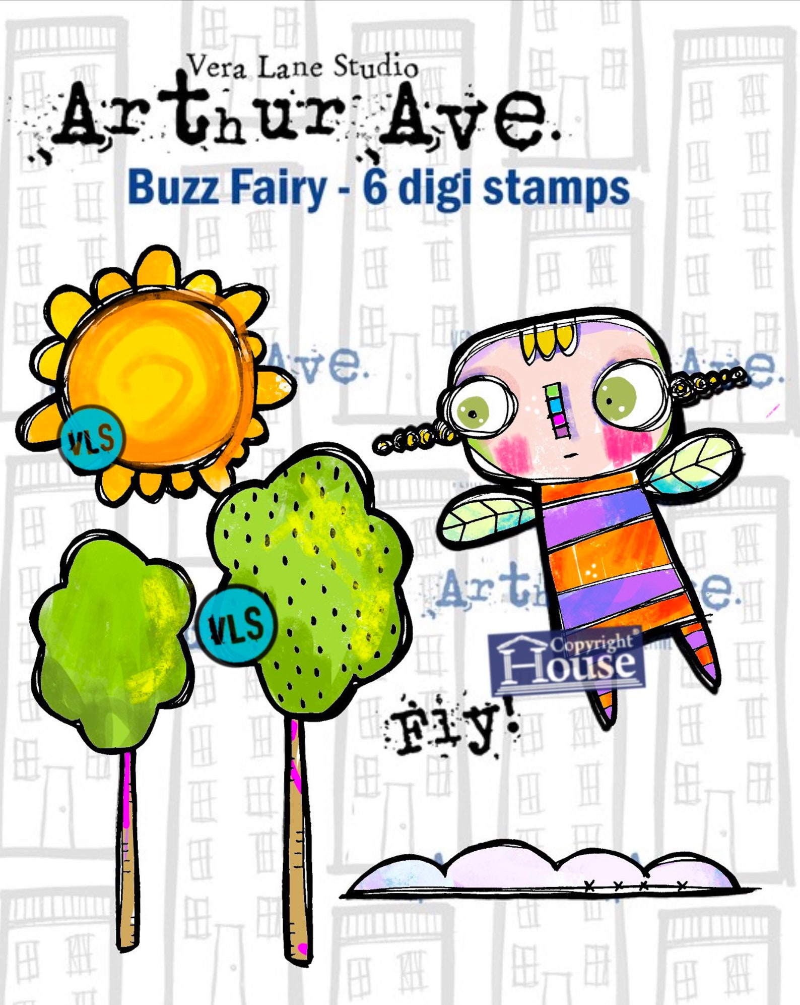 Buzz Fairy 6 Digi Stamp Bundle - Etsy