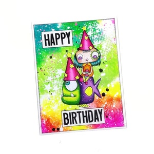 Smoosh Fish - 7 Digi Stamps in Jpg and Png Files - Etsy