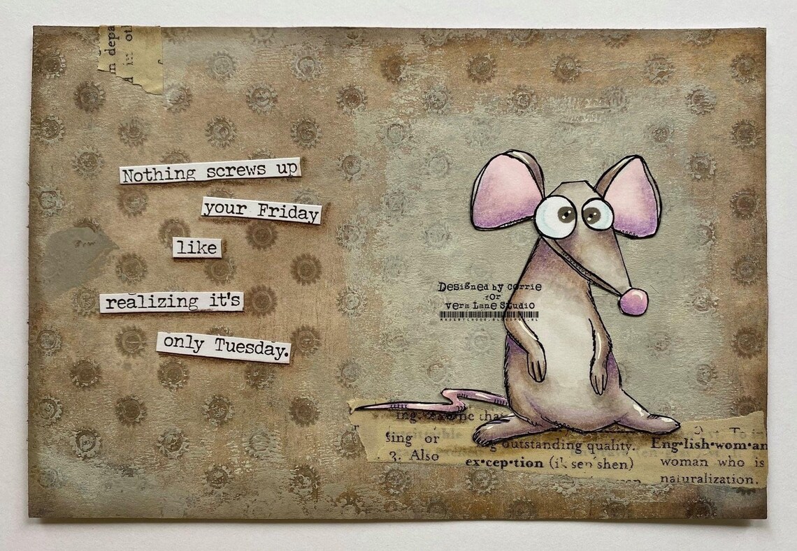Oh Rats 5 Digi Stamp Set - Etsy