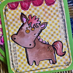 Farm Animals Set 1 7 Digi Stamp Bundle in JPG and PNG Files - Etsy